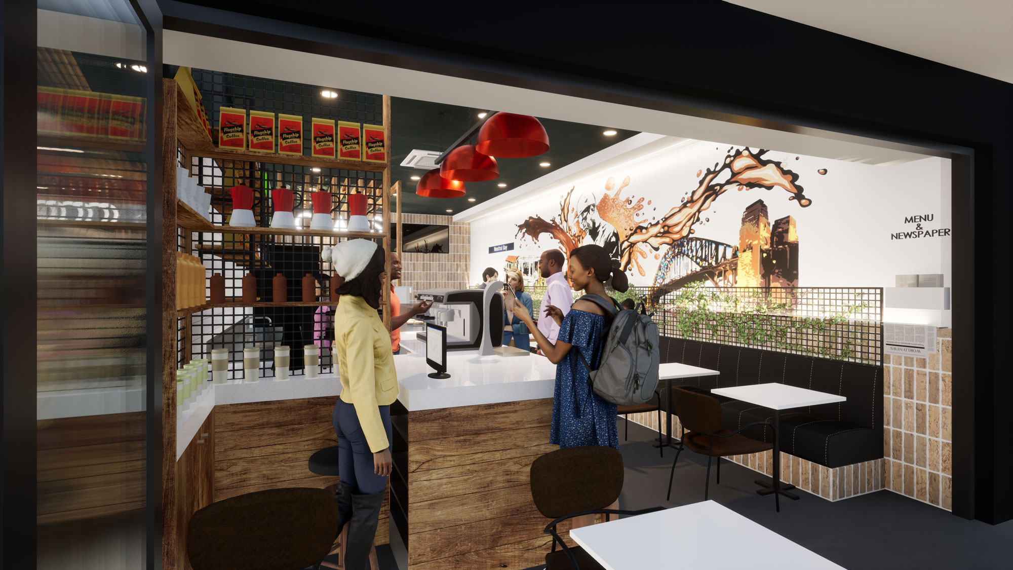 CHAOS CAFE NEUTRAL BAY | HRA ARCHITECTURE