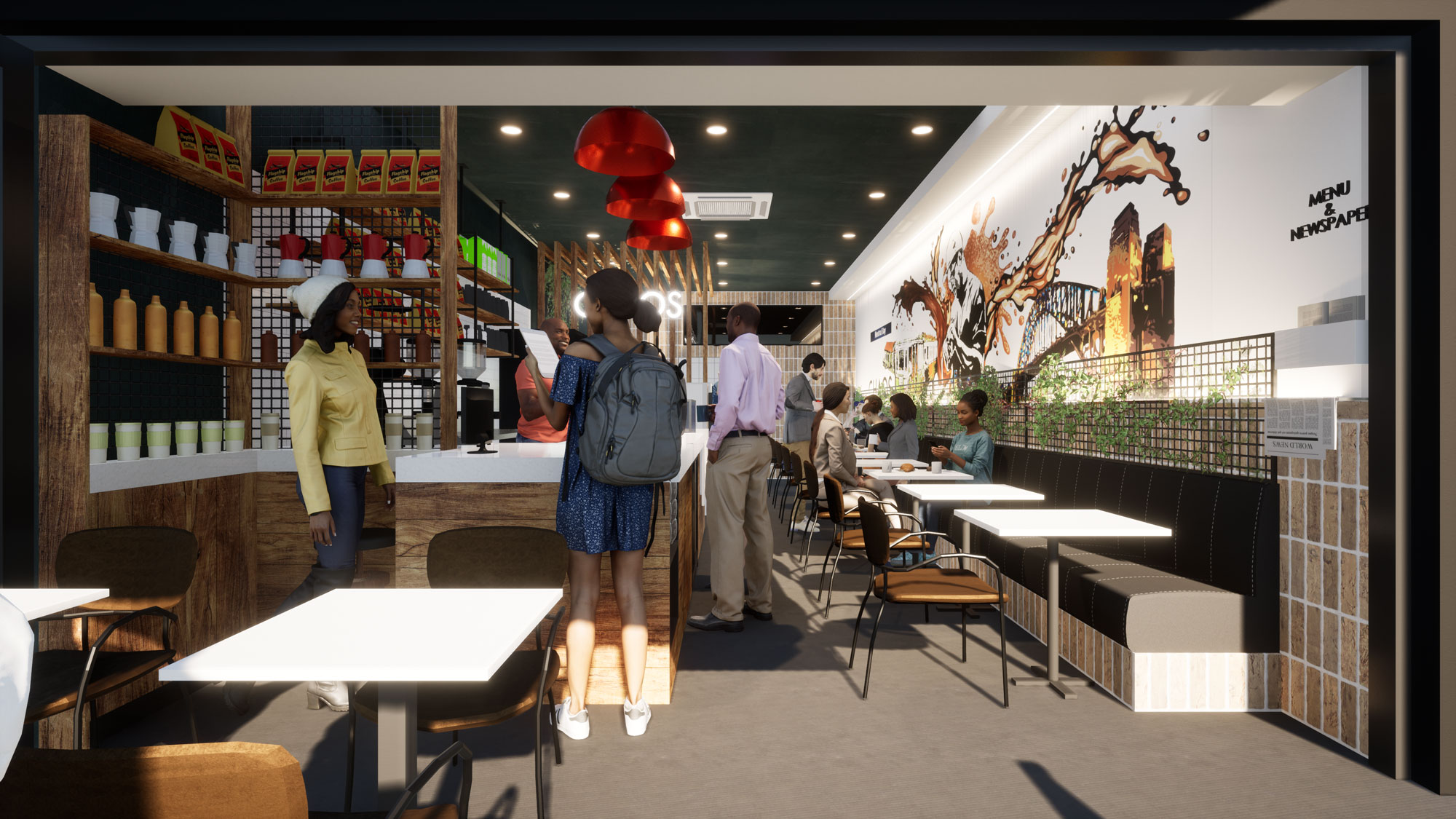 CHAOS CAFE NEUTRAL BAY | HRA ARCHITECTURE