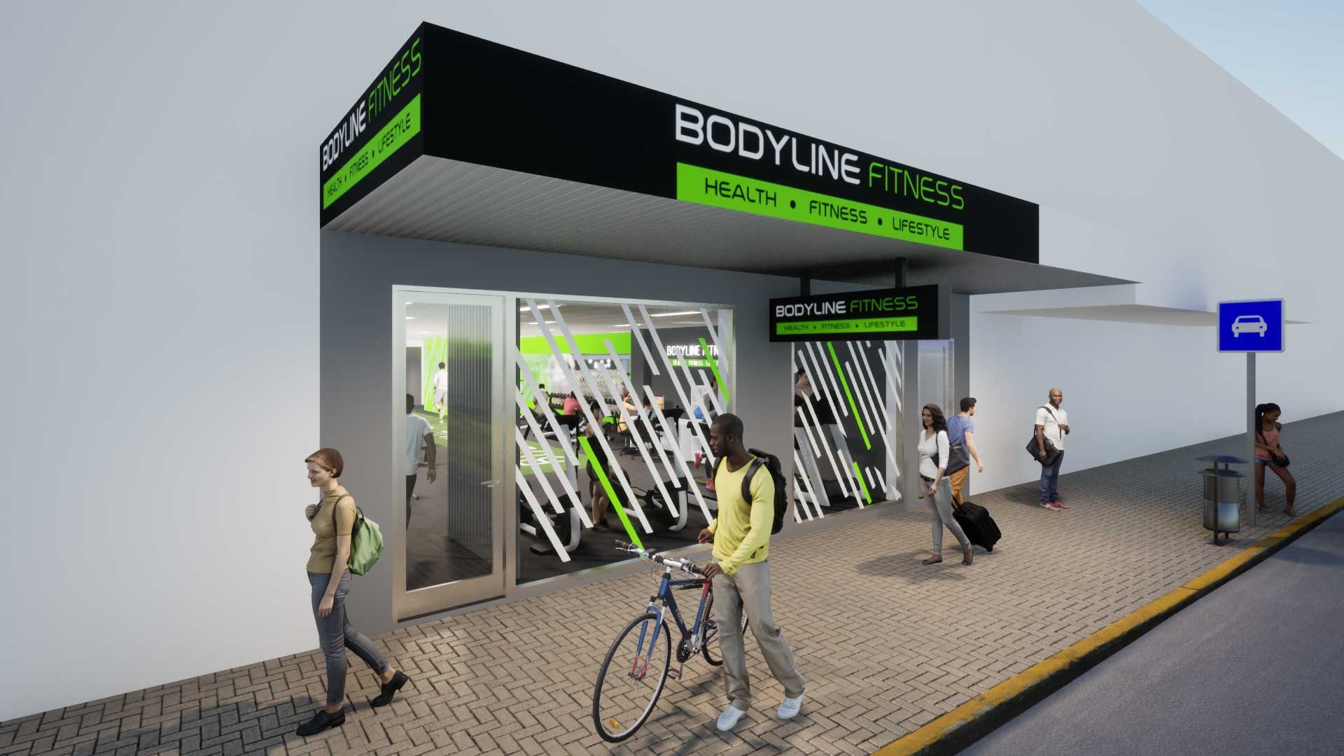 BODYLINE FITNESS LEICHHARDT | HRA ARCHITECTURE