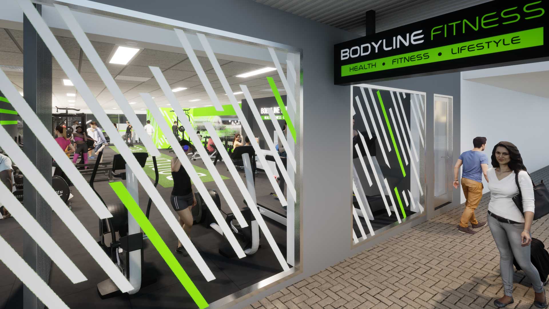 BODYLINE FITNESS LEICHHARDT | HRA ARCHITECTURE