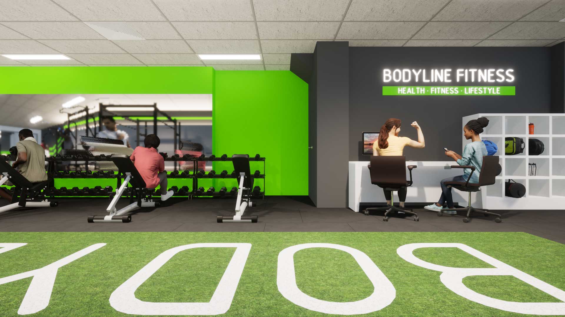 BODYLINE FITNESS LEICHHARDT | HRA ARCHITECTURE